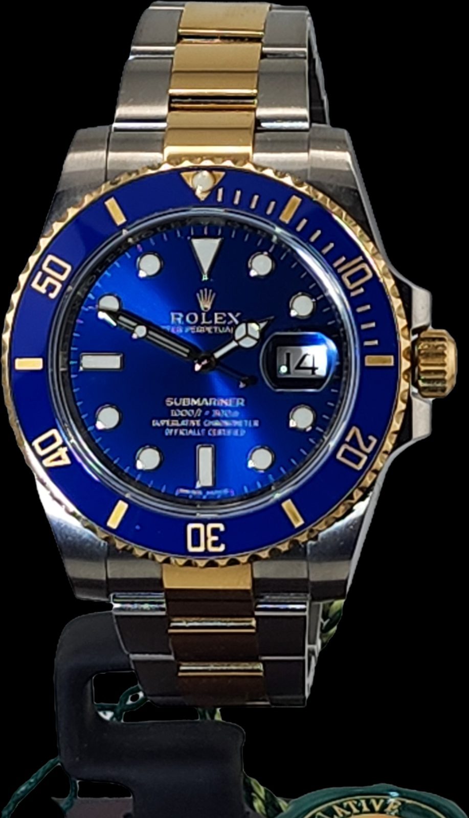 IN STOCK TODAY! ROLEX 18KT AND OYSTERSTEEL SUBMARINER 40MM - Leo's Jewelry